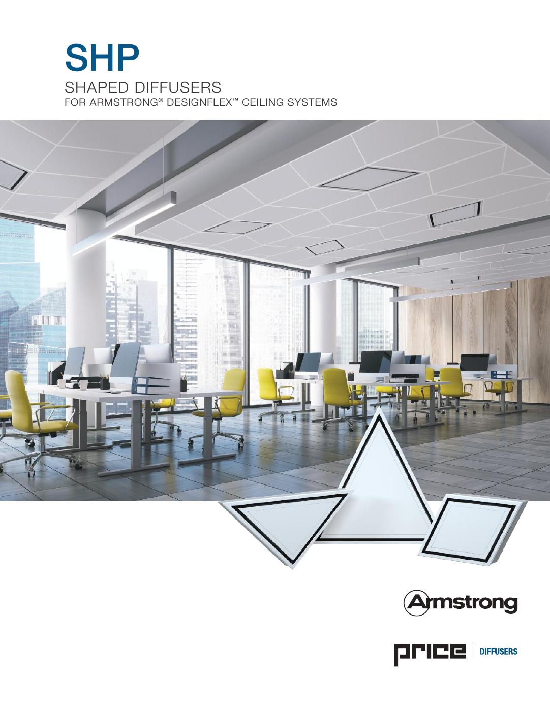 SHP Shaped Diffusers ARMSTRONG - Hunter Douglas Chile