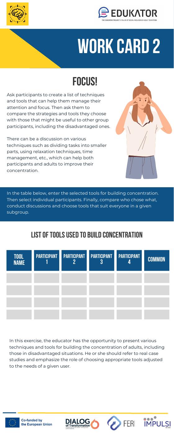 WORK CARD 2 - FOCUS! | PDF to Flipbook