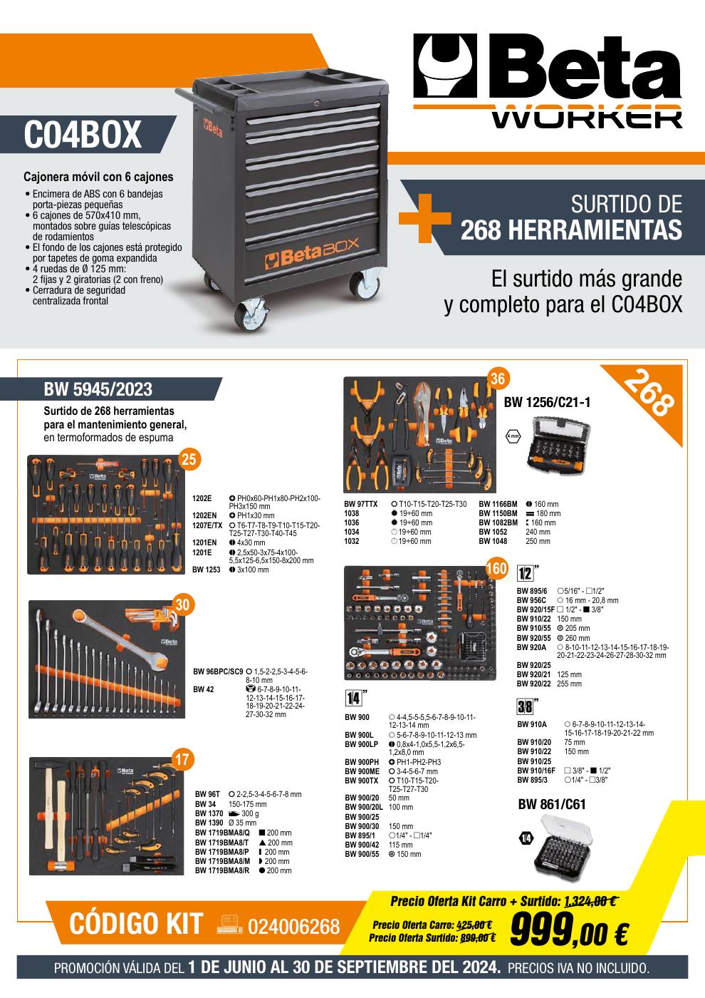 Promoción BETABOX + SURTIDO 268