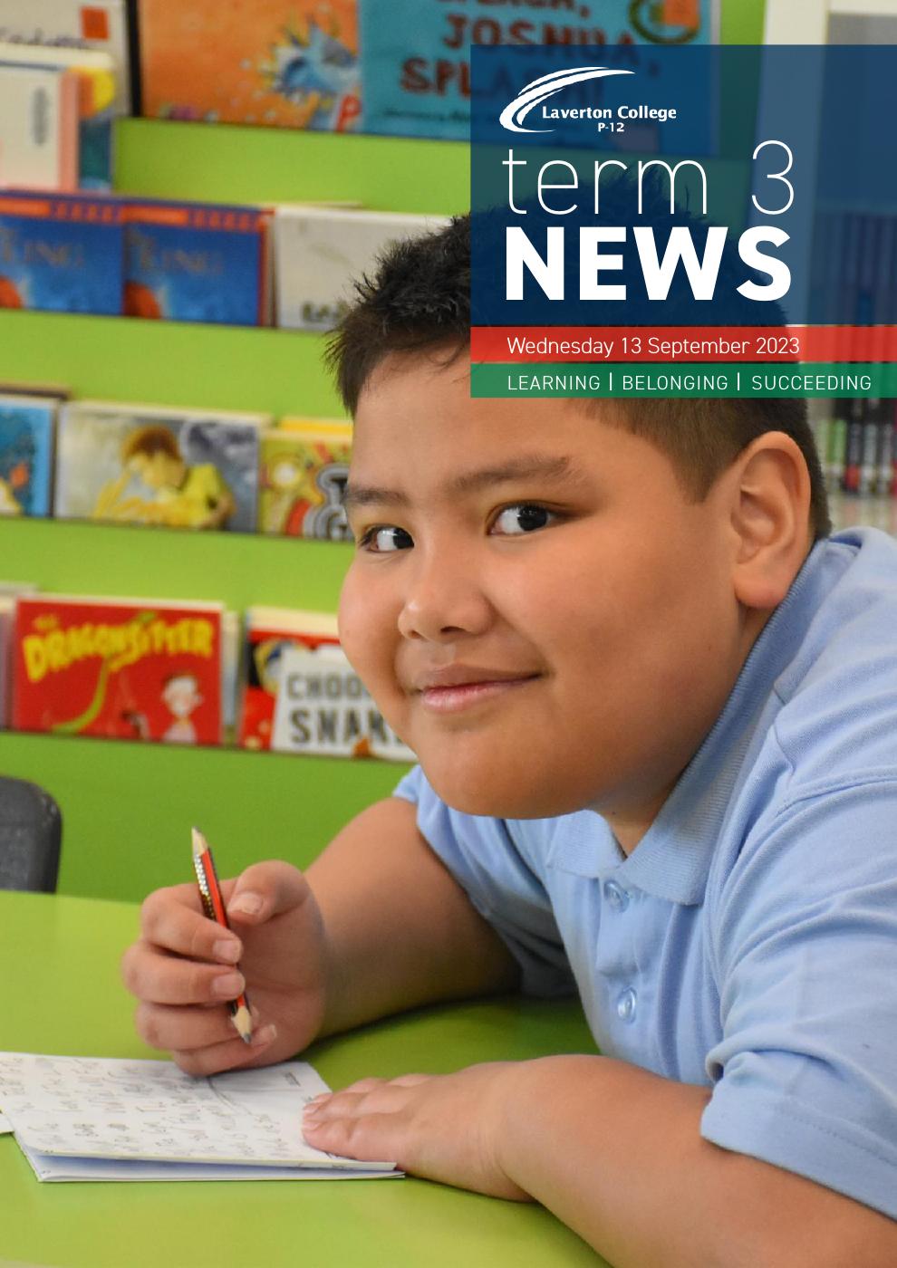 Term 3 newsletter: 13 September 2023 | PDF to Flipbook