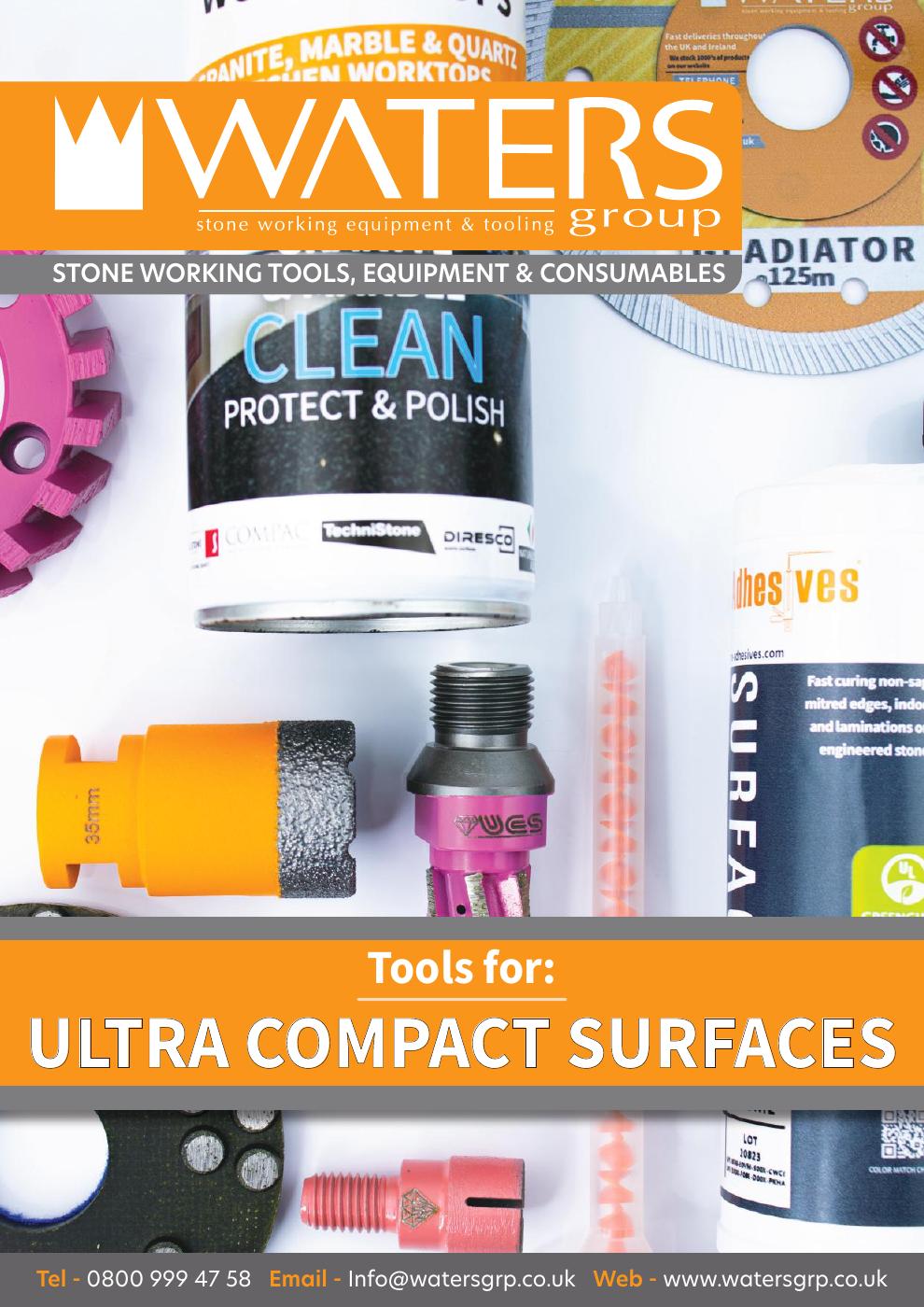 Waters Group - Tools For Ultra Compact Surfaces | PDF to Flipbook