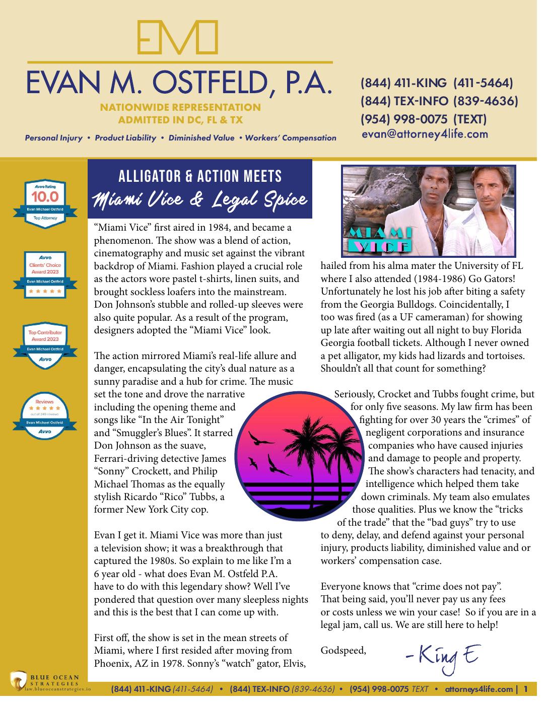 Evan Ostfeld P.A. Newsletter July 2024