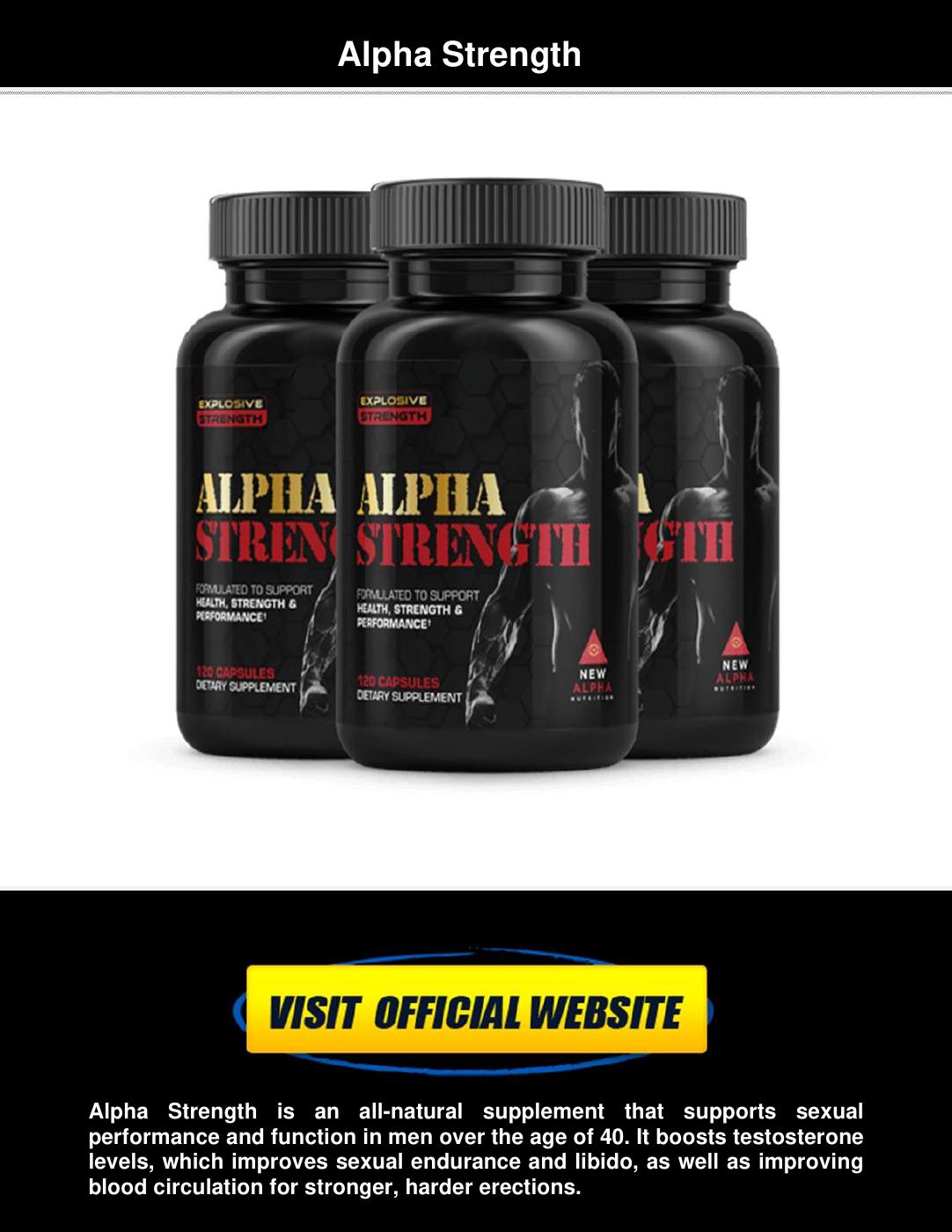 Alpha Strength Reviews Consumer Reports