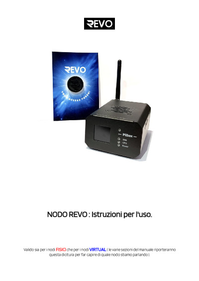 Revo Node Manuale - ITA | PDF to Flipbook