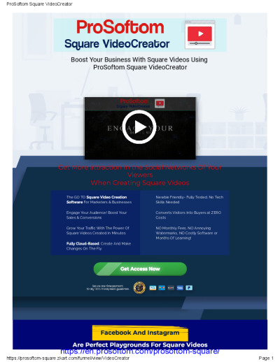 ProSoftom Square VideoCreator