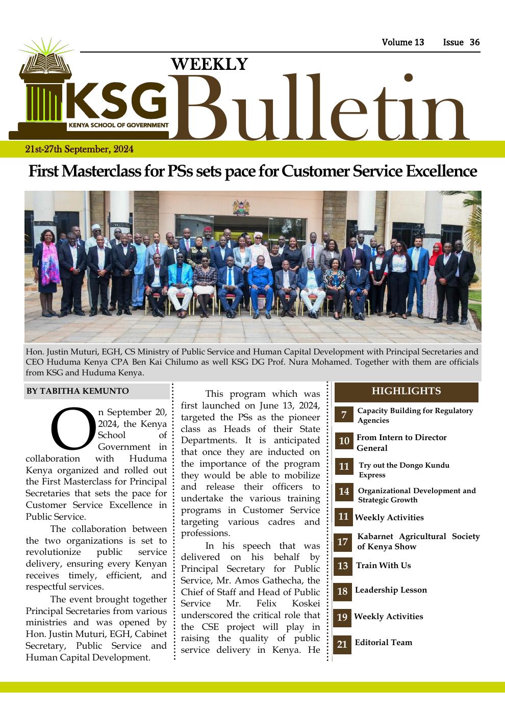 KSG Weekly Bulletin | PDF to Flipbook