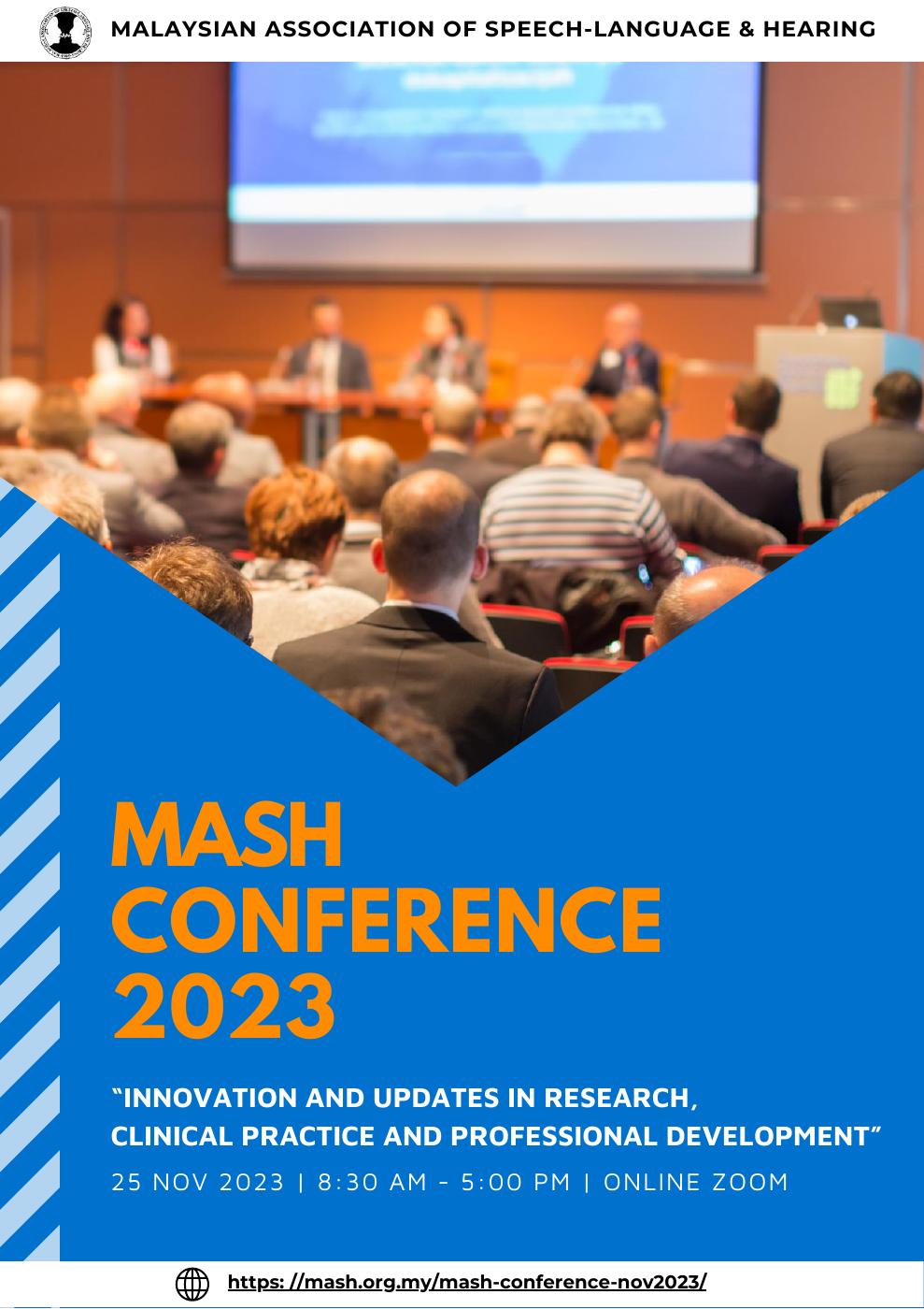 MASH Conference 2023 Programme Booklet | PDF to Flipbook