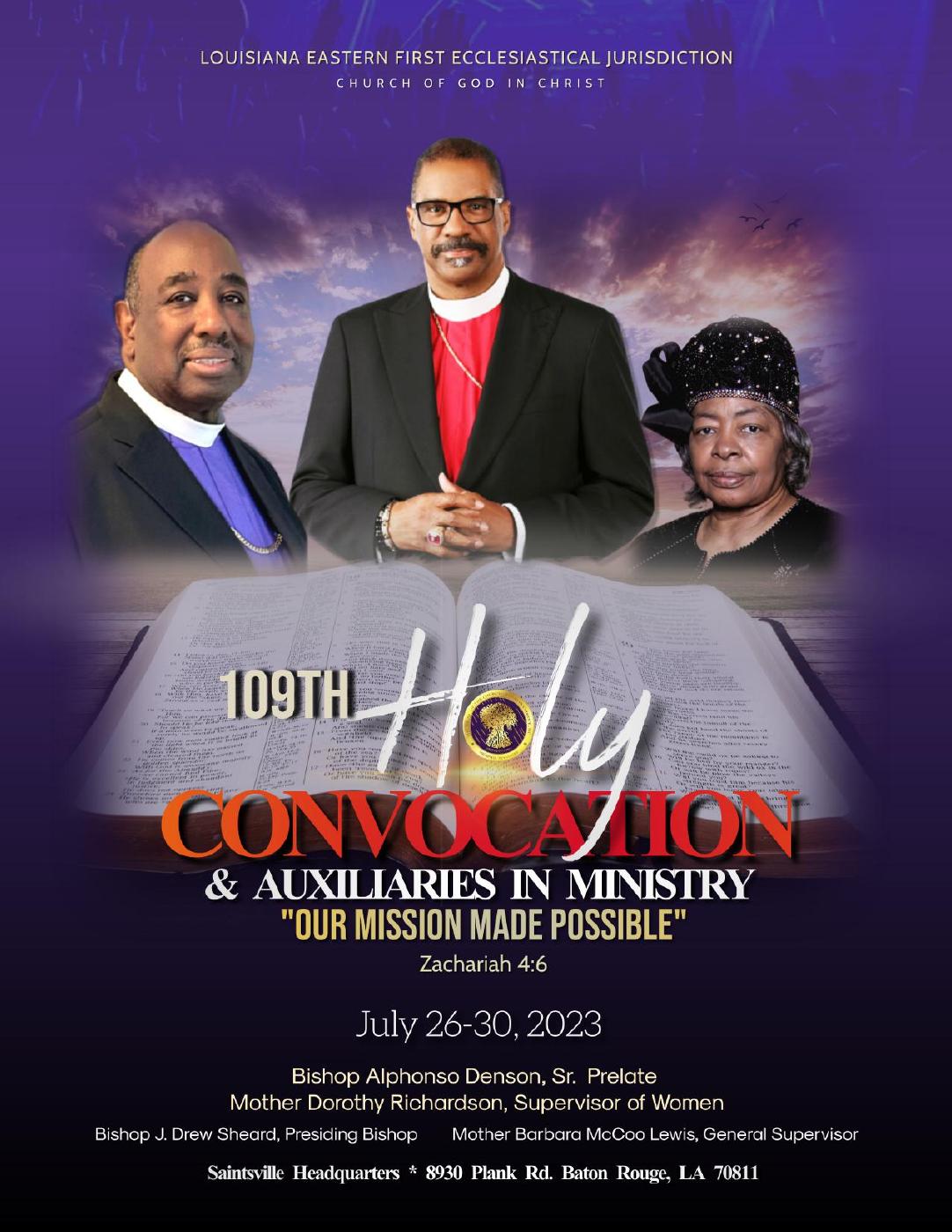 109th Holy Convocation | PDF to Flipbook