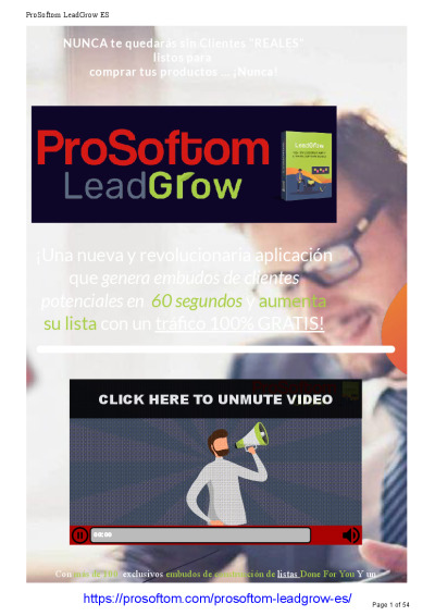ProSoftom LeadGrow ES