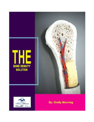 The Bone Density Solution™ PDF eBook Download by Shelly Manning