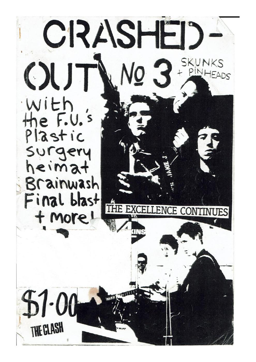 Crashed-Out Fanzine, Issue 3, 1986 | PDF to Flipbook