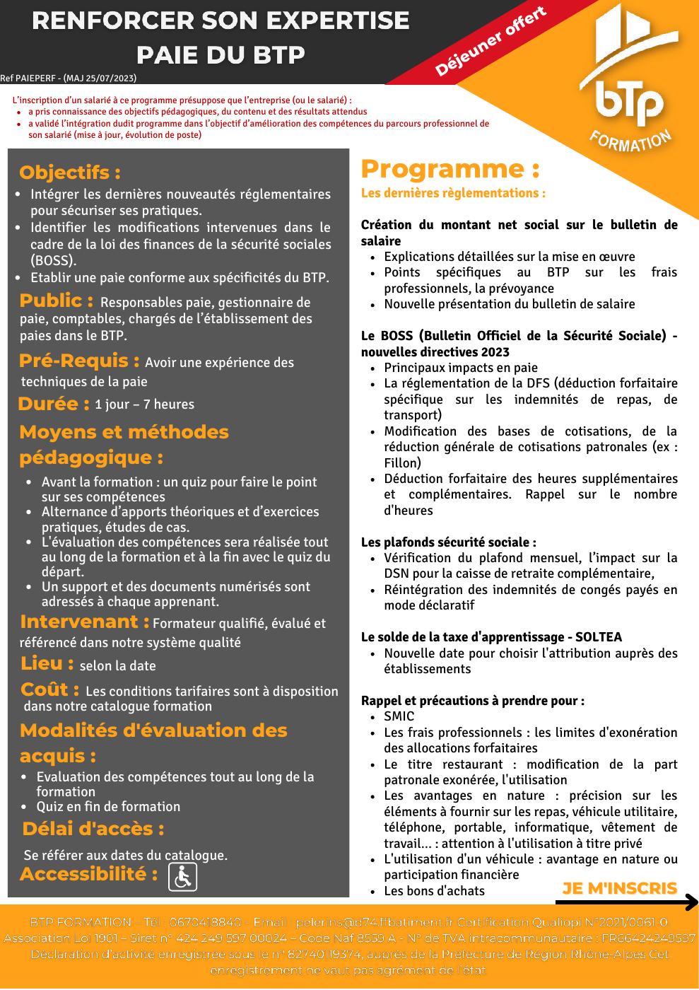 Renforcer son expertise paie du BTP