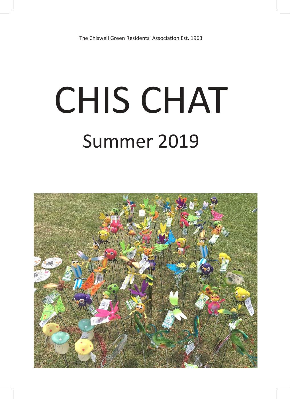 Chis Chat - Summer 2019 | PDF to Flipbook