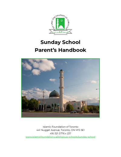 Sunday School Parent's Handbook | PDF to Flipbook