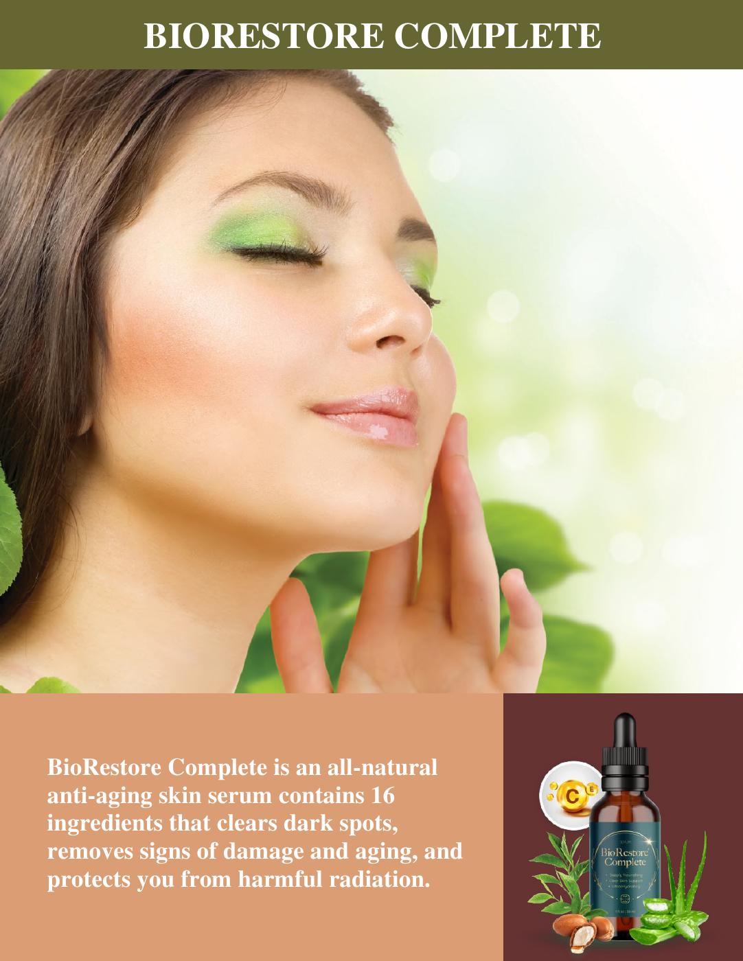 BioRestore Complete Reviews | PDF to Flipbook