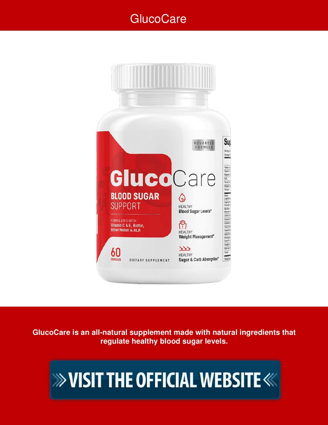 GlucoCare Blood Sugar Support Reviews Consumer Reports