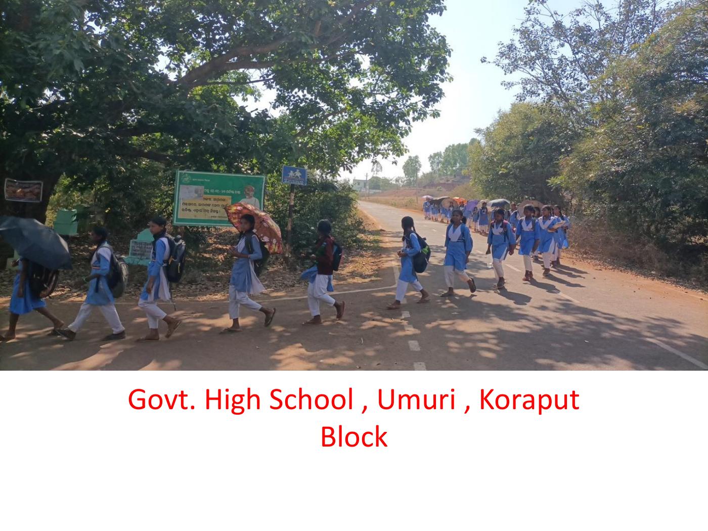 Learning Atmosphere at Govt. High School , UMURI