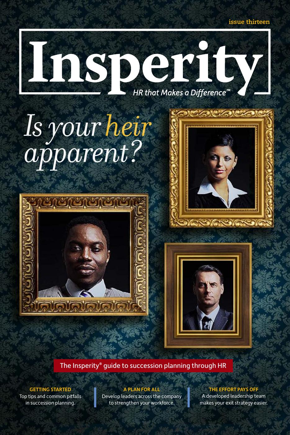 Magazine - The Insperity guide to succession planning