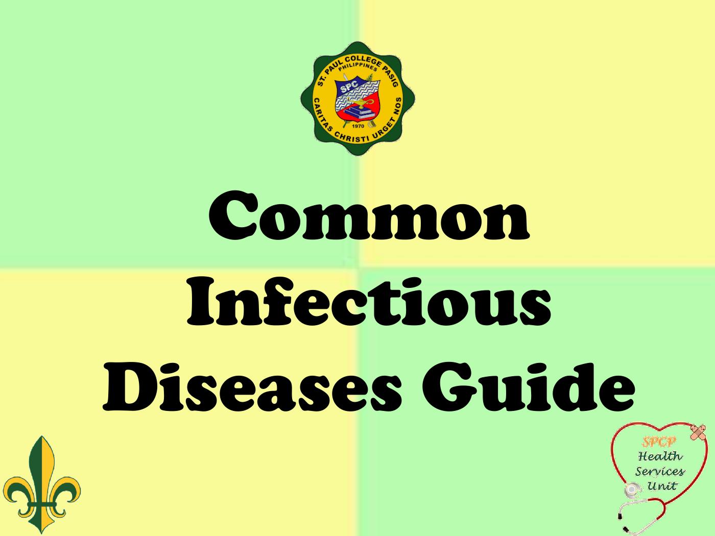 COMMON INFECTIOUS DISEASES GUIDE | PDF to Flipbook