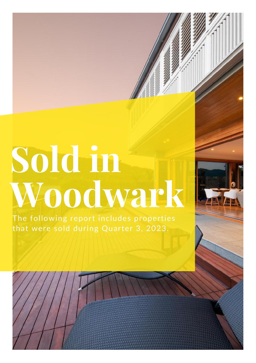 Woodwark - Quarter 3, 2023