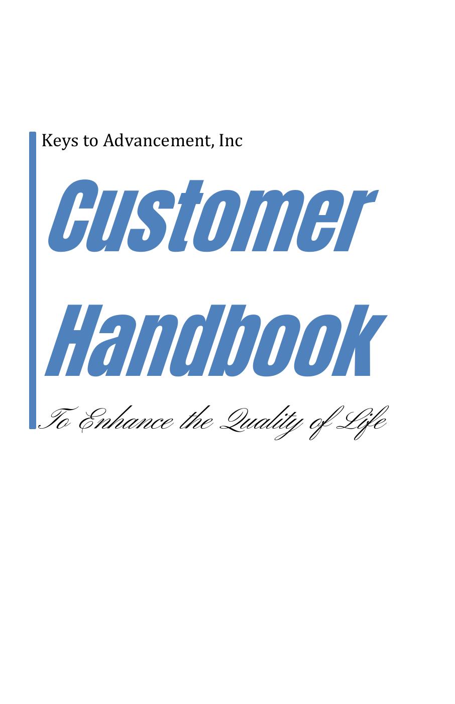 Keys Customer Handbook | PDF to Flipbook