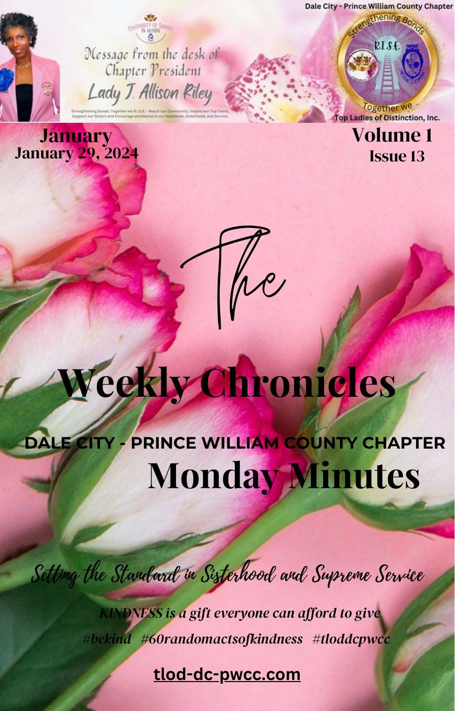 The Weekly Chronicles - DCPWC Chapter