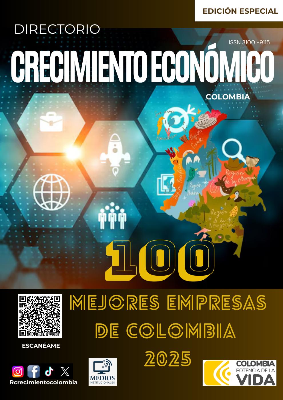 DIRECTORIO 100 MEJORES EMPRESAS DE COLOMBIA 2025 | PDF to Flipbook