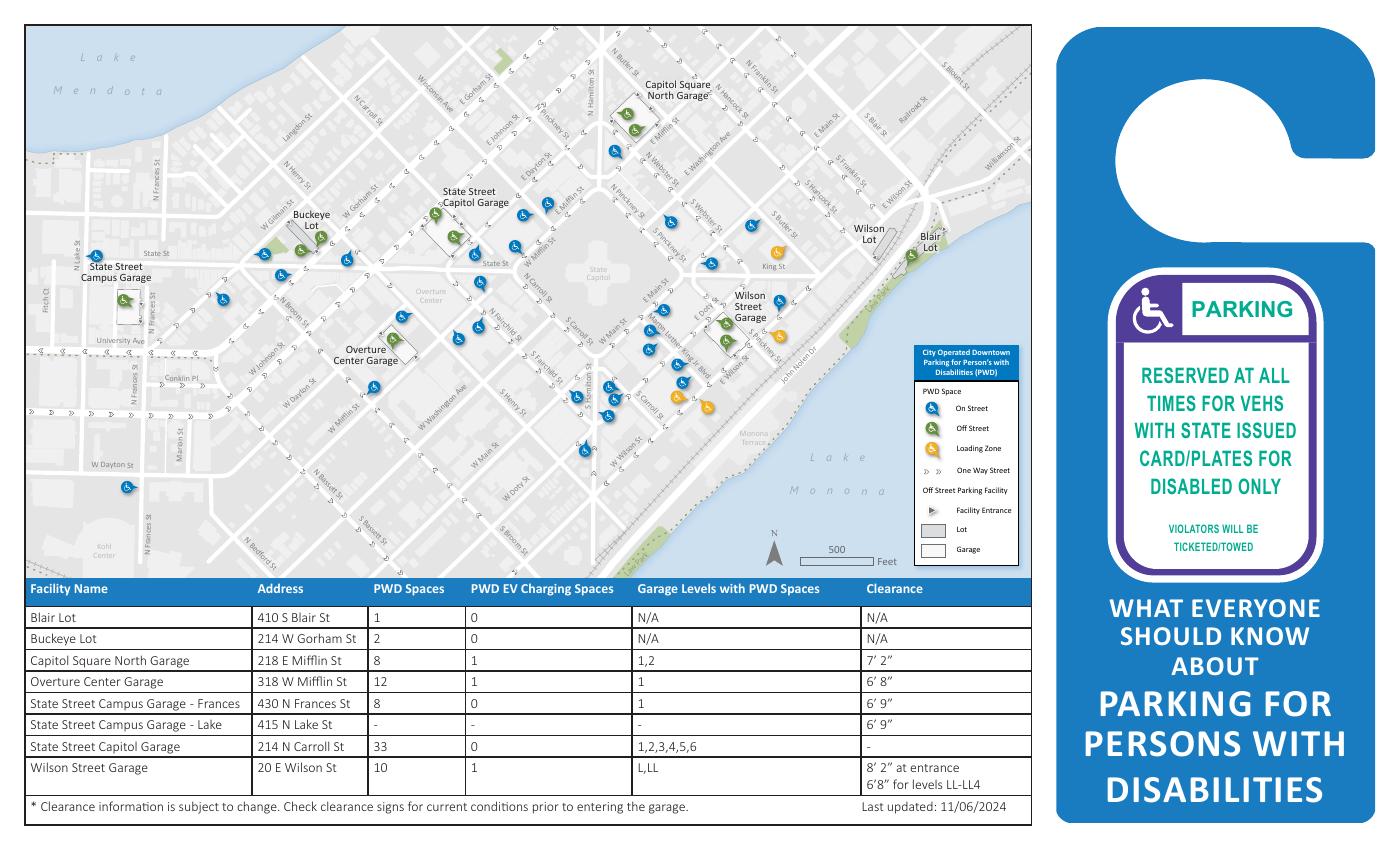 ADA Parking Information