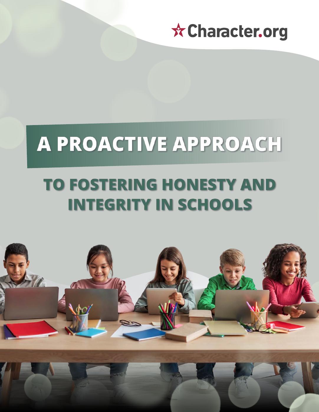 A Proactive Approach to Fostering Honesty and Integrity in Schools