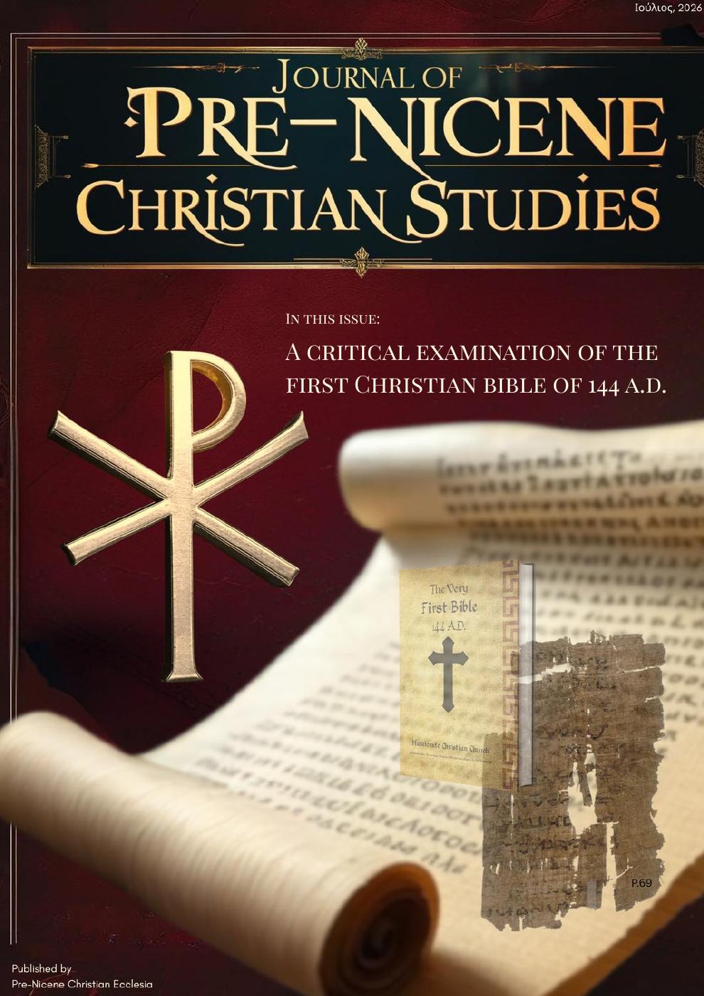 Journal of Pre-Nicene Christian Studies | PDF to Flipbook