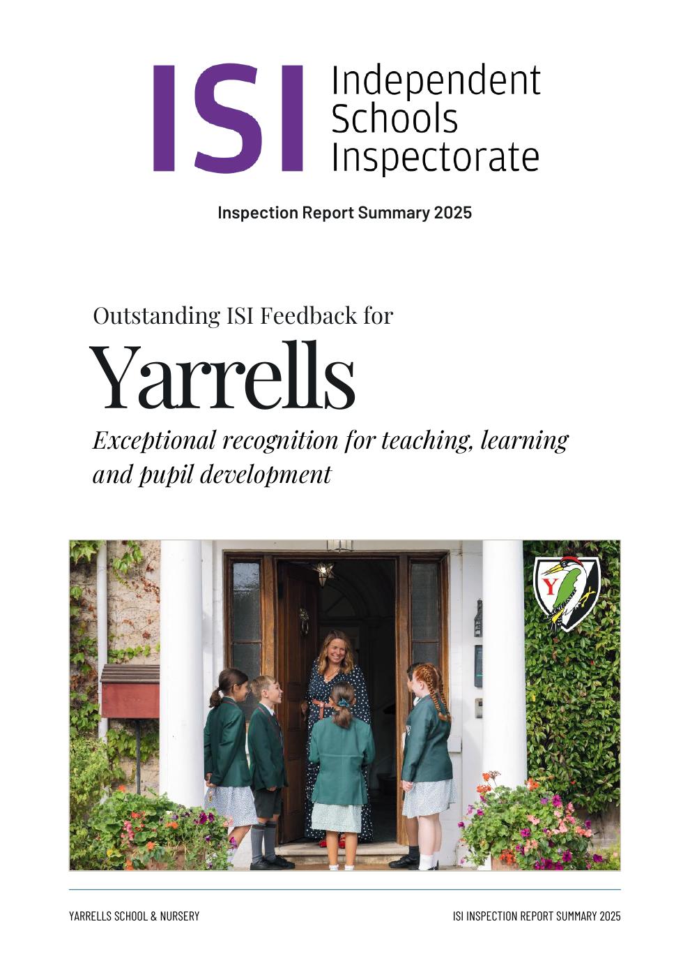 Yarrells School Inspection Report Summary 2025 | PDF to Flipbook