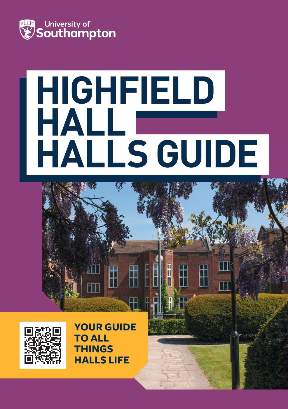 Highfield Hall Halls Guide