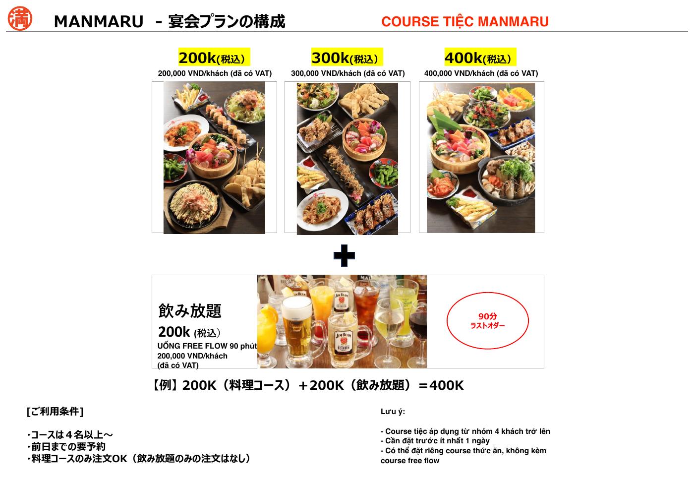 MANMARU_Party Course Menu | PDF to Flipbook