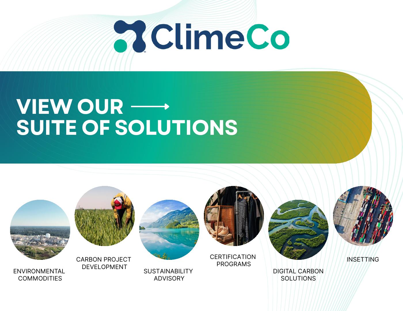 ClimeCo Suite of Solutions