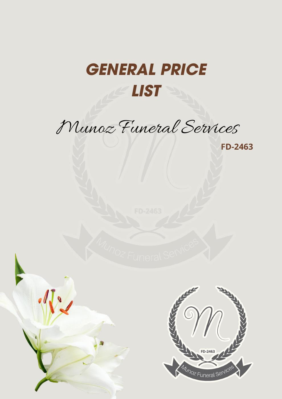 GENERAL PRICE LIST | PDF to Flipbook