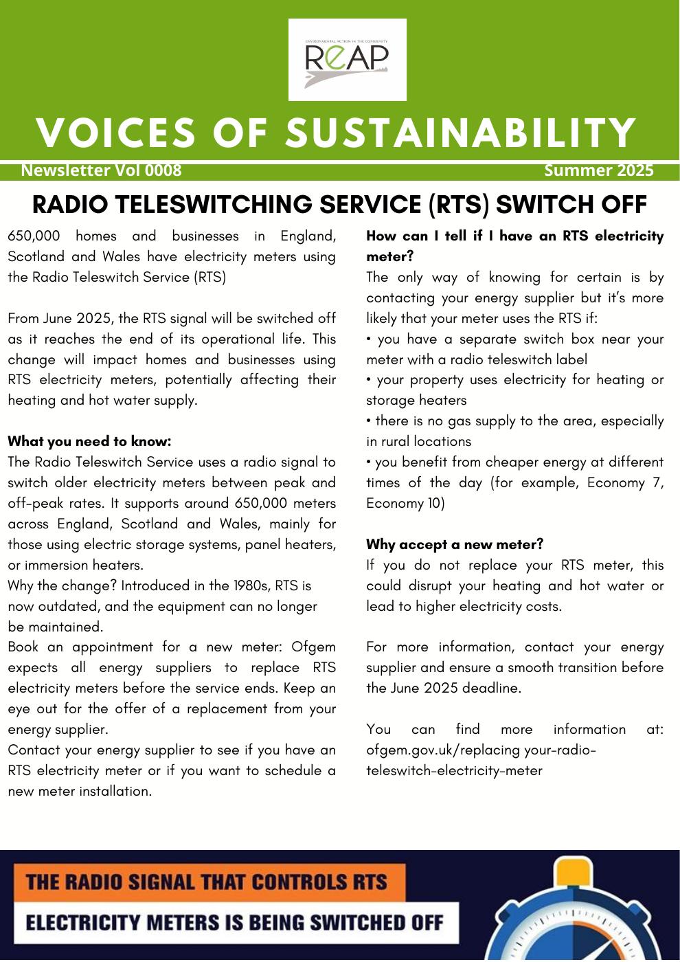 REAP Newsletter: Voices of Sustainability Volume 8 | PDF to Flipbook