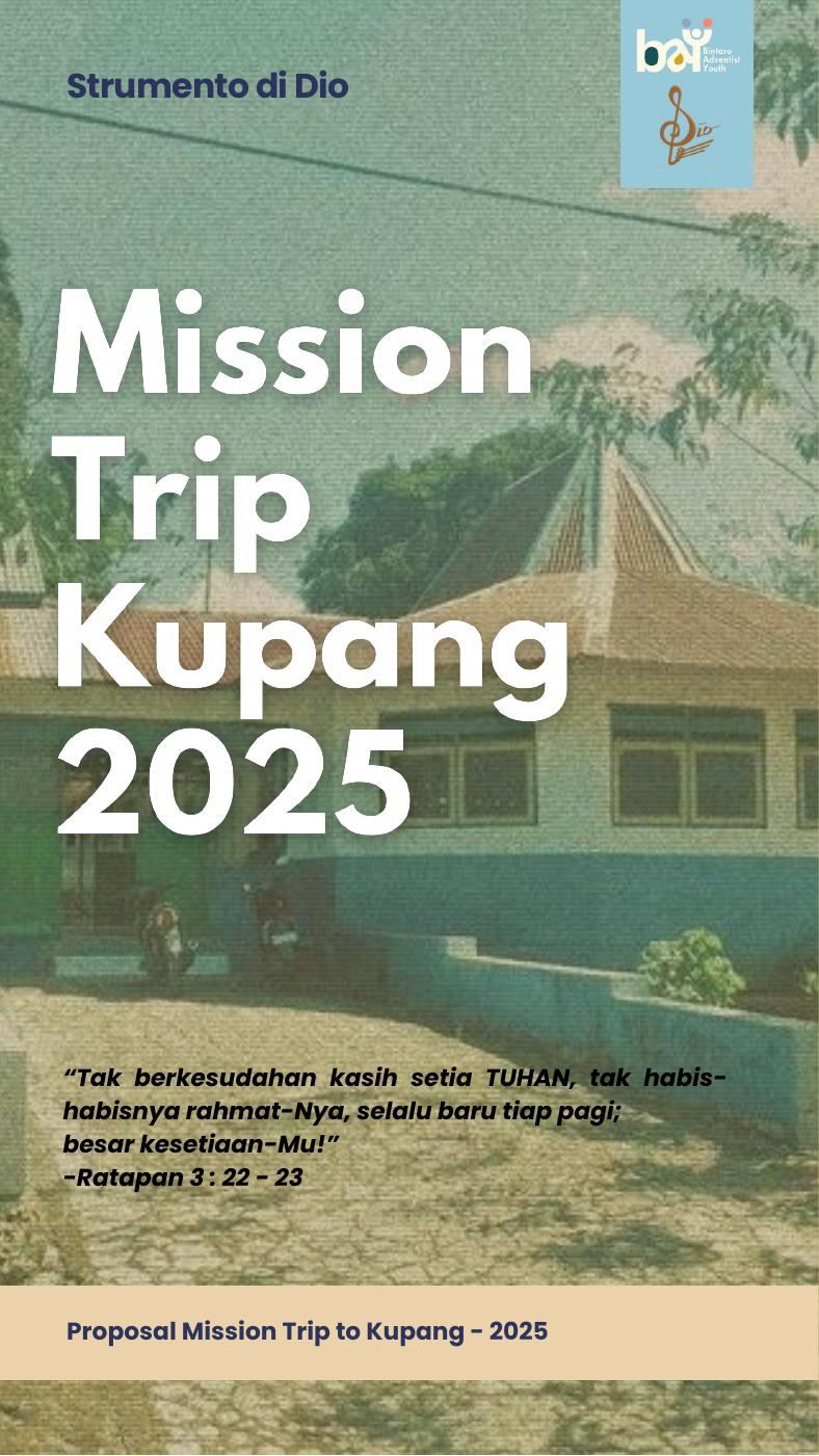 Proposal Mission Trip 2025 | PDF to Flipbook