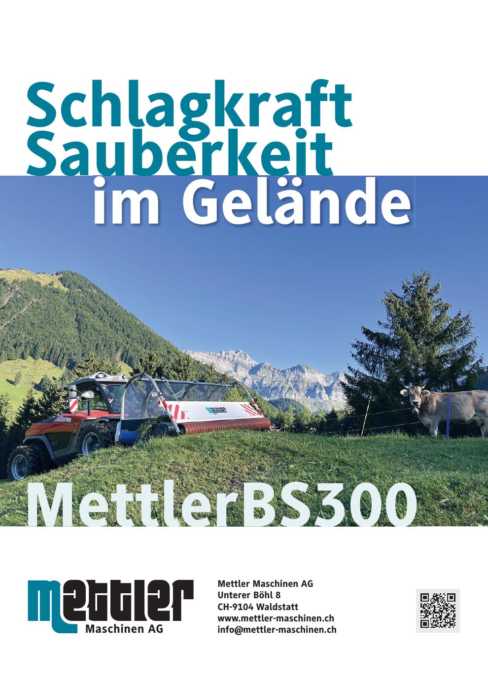 Mettler Maschinen Bandschwader BS300 | PDF to Flipbook