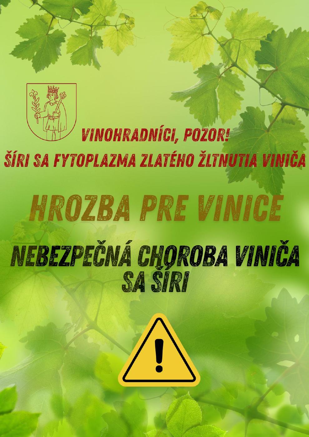 Hrozba pre vinice