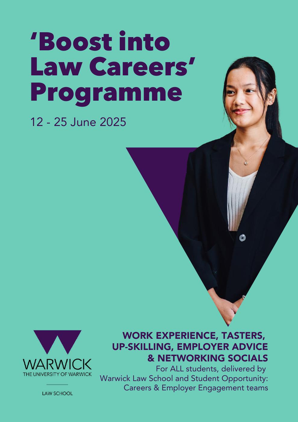 Boost into Law Careers Fortnight Programme | PDF to Flipbook