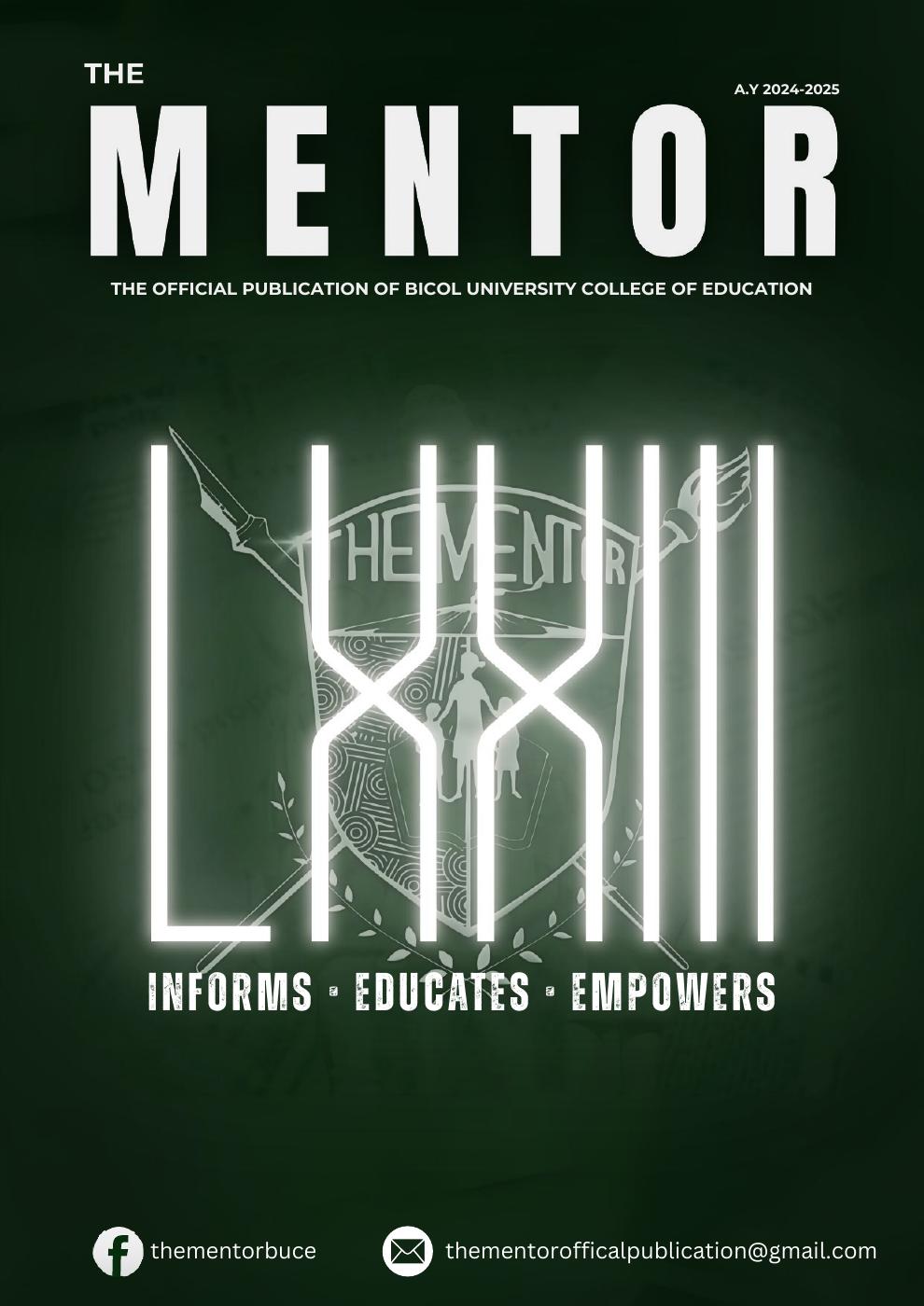 The Mentor Magazine Volume LXXIII, Issue 1 | PDF to Flipbook