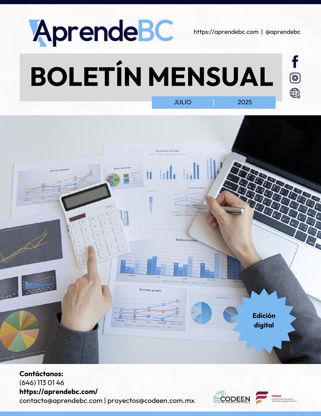 Boletín Mensual - Julio | PDF to Flipbook
