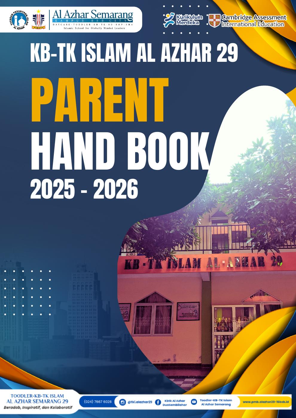 Parent Hand Book KB-TK Islam Al Azhar 29 BSB | PDF to Flipbook