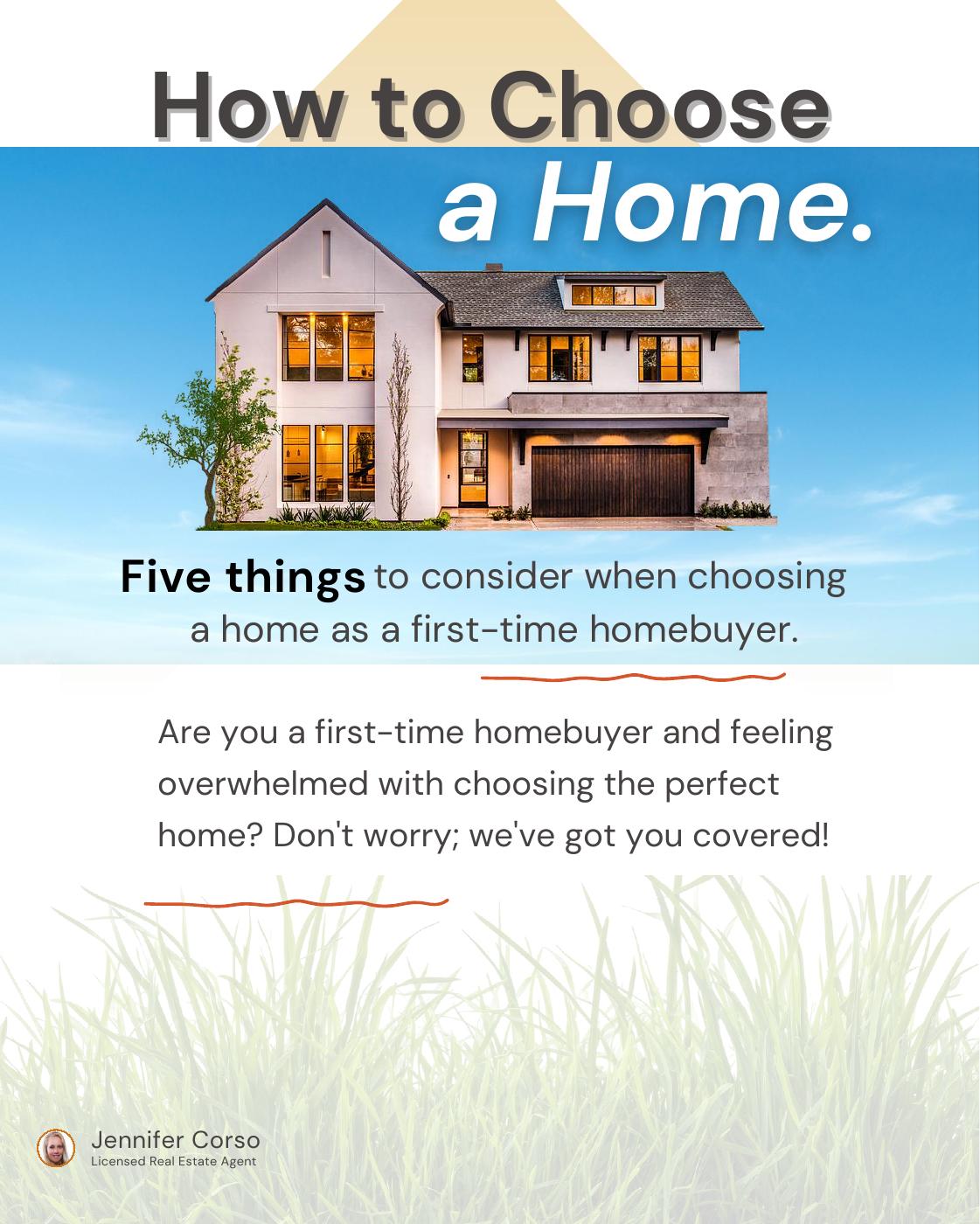 Buyer Guide - 5 ( 4 Bonuses) Things to Consider When Choosing a Home ...
