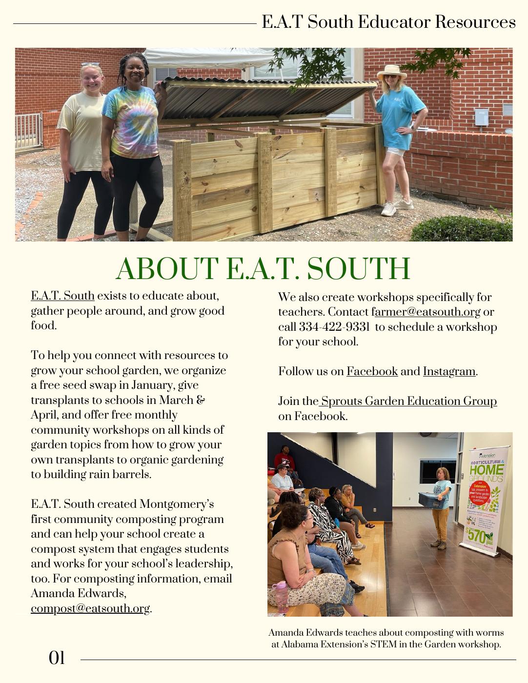 E.A.T. South Resource Guide for Educators 2025 | PDF to Flipbook