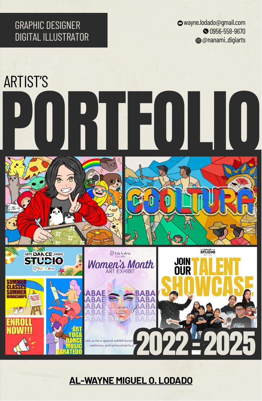 Al-Wayne's Artist Portfolio | PDF to Flipbook