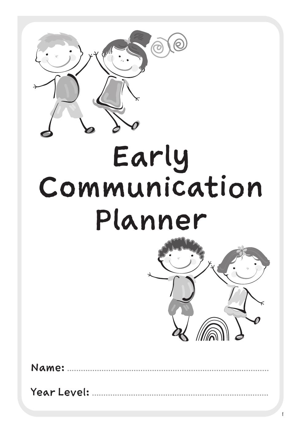 Early Communication Planner_B