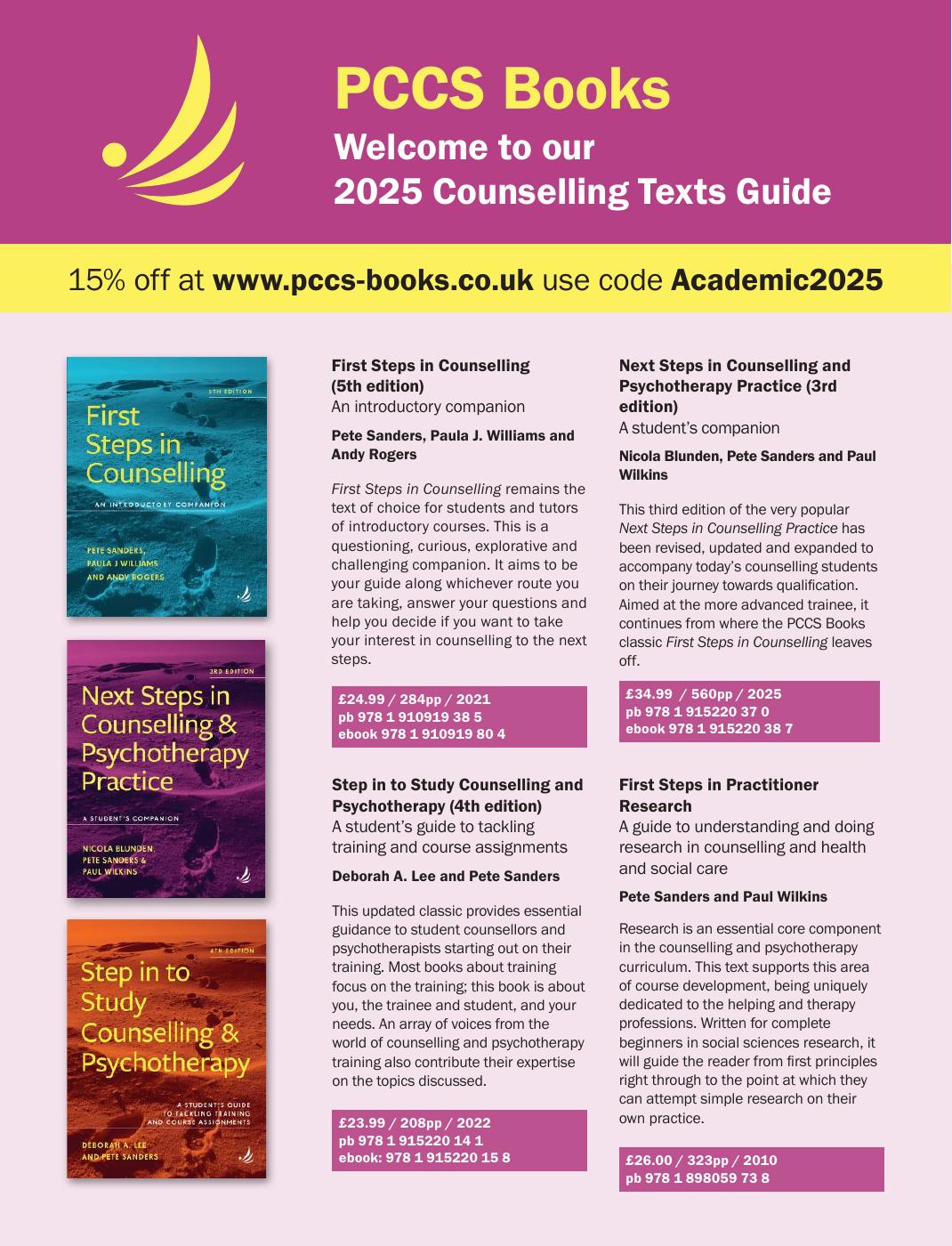 PCCS Books Academic Catalogue 2025 | PDF to Flipbook