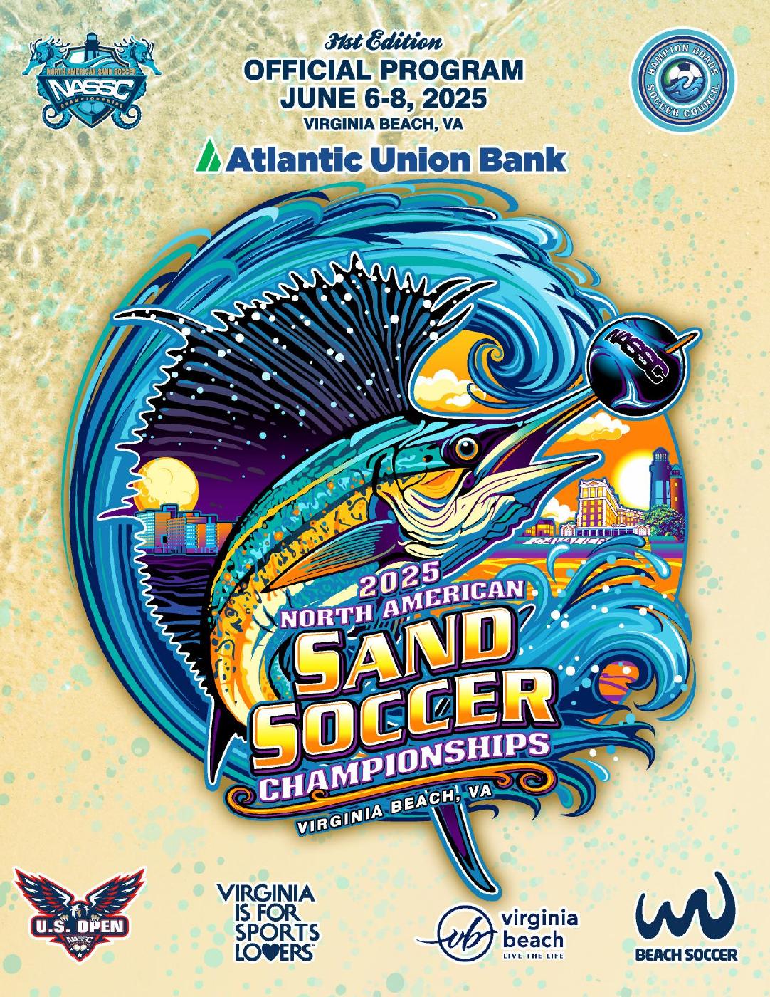 2025 Atlantic Union Bank North American Sand Soccer Championships Program