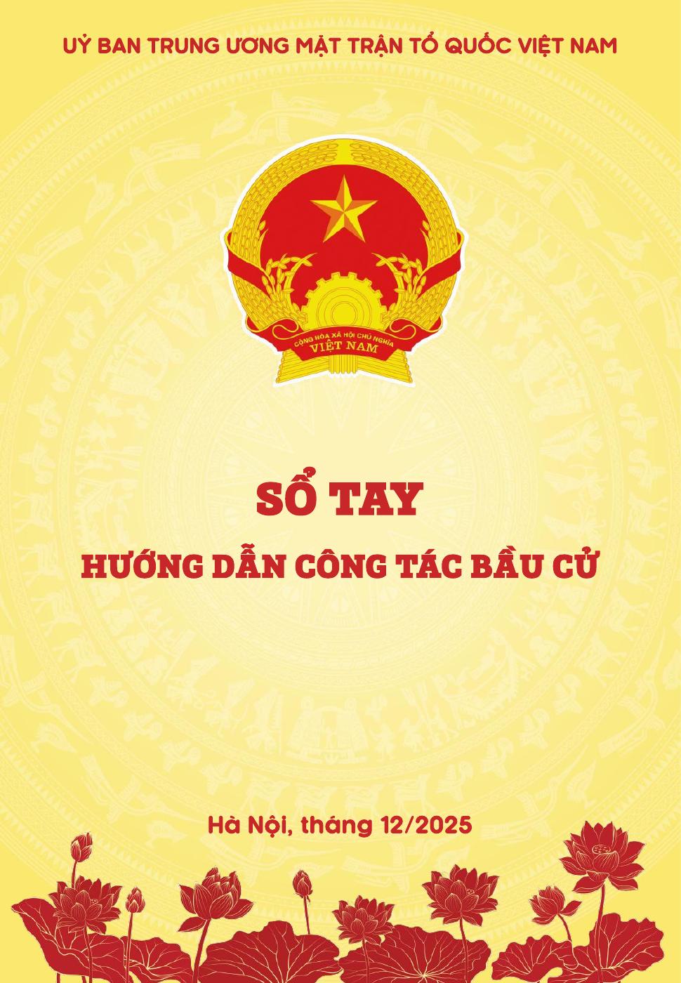 SỔ TAY HƯỚNG DẪN CÔNG TÁC BẦU CỬ | PDF to Flipbook
